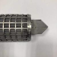 China Stainless Steel Sintered Metal Filter Candle 20 inch 80mm OD for Hot Gas Corrosive Metal Melt Filtration for sale