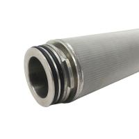 China Stainless Steel Sintered Mesh Filter Cartridge 10-100 Micron for Industrial Water Treatment for sale