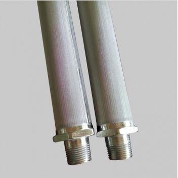 China 316 Stainless Steel Sintered Mesh Filter Cartridge 5 Micron 20 Inch for sale