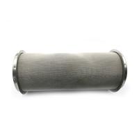 China Stainless Steel Sintered Metal Wire Mesh Filter Cartridge 1um 10 inch 304 316L for sale