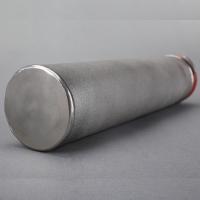 China Stainless Steel Sintered Filter Tube 304 316L 99% Efficiency Hydraulic Filter Cartridge for sale