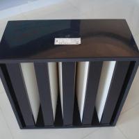China F7 Medium Efficiency Plastic Frame Air Filter 592x592x292mm 4V Bank Mini-pleated Compact for sale