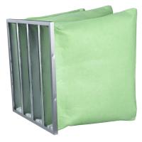 China HVAC AHU G4 F5 F6 F7 F8 Synthetic Fiber Pocket Bag Air Filter 595x595x500mm for sale