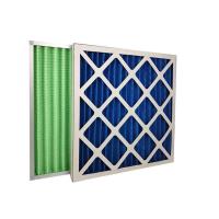 China G1-G4 Primary Efficiency Pleated AC Furnace Filter Cartridge 20x20x1 Paper Frame for sale
