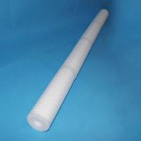 China Industrial PP Pleated Cartridge Filter 5-40 Inch Length 68mm OD for Water Pool for sale