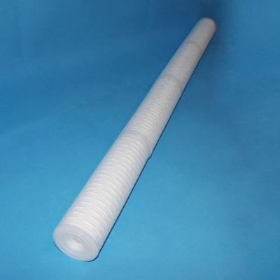 China Industrial PP Pleated Cartridge Filter 5-40 Inch Length 68mm OD for Water Pool for sale