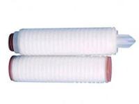 China 20 Inch 5 Micron PP Pleated Liquid Filter Cartridge No Fiber Releasing 33mm ID for sale
