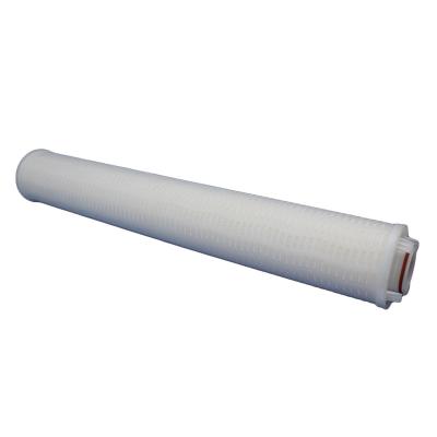 China Industrial 5 Micron High Flow Filter Cartridge PP Pleated 6 Inch OD 40 Inch Length for Seawater Desalination for sale