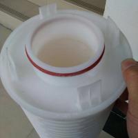 China Large Diameter 1 Micron High Flow PP Pleated Water Filter Cartridge 20 Inch for Desalination for sale