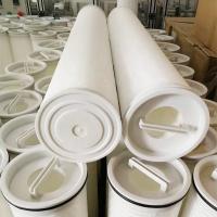 China 20 40 Inch High Flow Pleated Filter Cartridge 6 OD 3.5 ID Polypropylene for sale