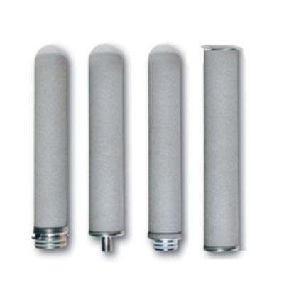 China Titanium Powder Sintered Filter Cartridge 10 Inch 1-100 Micron for High Temperature Liquid Gas Filtration for sale