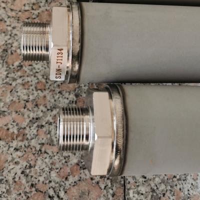 China Yitong Titanium Powder Sintered Filter Cartridge 60mm OD 1um-100um for Gas Filtration for sale