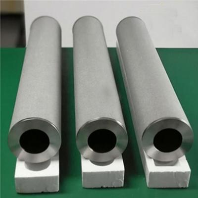 China customized Titanium powder sintered candle filter element sintered metal fiber felt fleece filter for sale