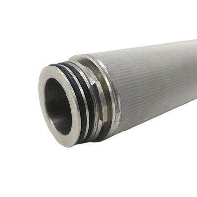 China Customized 304L 316I stainless steel mesh sieve strainer sintered filter element for desalination for sale