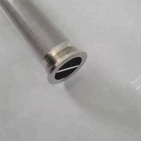 China Customized 304L 316I stainless steel mesh sieve strainer sintered filter element for desalination for sale