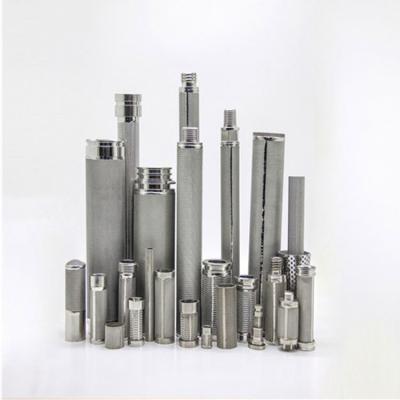 China Stainless Steel Sintered Mesh Filter Cartridge 1um 40 Inch SS 316L for sale