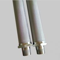 China Flat Stainless Steel Cylindrical Wire Cartridge Mesh Filter for Polymer filtration Sintered Filter Element for sale