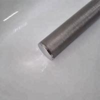China Stainless Steel Sintered Felt Filter Tube 1um 100um 10 Inch 40 Inch Microfiltration Cartridge for sale
