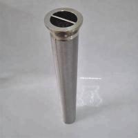 China Stainless Steel Sintered Felt Filter Tube 1um 100um 10 Inch 40 Inch Microfiltration Cartridge for sale