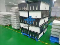 China V Bank Compact Air Filter Fiberglass Media F7 F8 F9 592x592x292mm for HVAC Ventilation Systems for sale