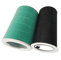 China Round HEPA Filter Cylinder H13 99% Efficiency Glass Fiber Media 40m/h Flow Rate for sale