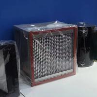 China High Temperature HEPA High Efficiency Particulate Aluminum Separator Air Filters With Double Header or Single Header for sale