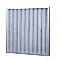 China Customized MERV 8-14 Pleated Panel Air Filter for AHU HVAC Furnace 3400 m3/h for sale