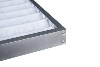 China Customized MERV 8-14 Pleated Panel Air Filter for AHU HVAC Furnace 3400 m3/h for sale