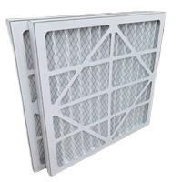 China Primary Cardboard Frame Panel Air Filter G4 3400 m3/h Pleated HVAC for sale