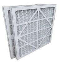 China Coarse Cardboard Frame Pleated Panel Air Filter 12x12x1 MERV 8 11 13 for sale