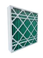 China MERV 8 Pleated AC Furnace Air Filter 3400 m3/h Cardboard Frame Panel for AHU HVAC for sale