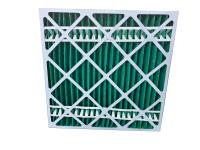 China MERV 8 Pleated AC Furnace Air Filter 3400 m3/h Cardboard Frame Panel for AHU HVAC for sale