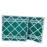 China MERV 8 Pleated AC Furnace Air Filter 3400 m3/h Cardboard Frame Panel for AHU HVAC for sale