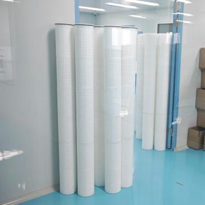 China 60 inches High flow pp pleated filter cartridge for industries for sale