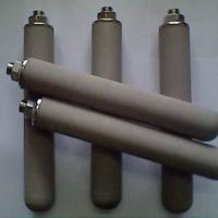 China Titanium Powder Sintered Filter Cartridge 1um 60mm OD for Strong Corrosive Filtration for sale
