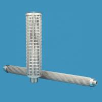China Stainless Steel Sintered Filter Cartridge 20 inch 1um to 100um Pleated Candle Filter Element for sale