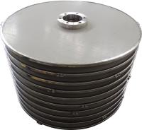 China Leaf Filter Disc Stainless steel polymer disc filter sintered round ring filter disc for sale
