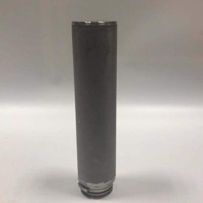 China Stainless Steel Sintered Filter Cartridge 1um 58mm External Thread High Efficiency 99% for sale