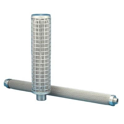 China 20 Inch 304 316L Stainless Steel Candle Mesh Sintered Filter Cartridge 80mm OD Cleanable for Oil Field Injection Water for sale