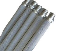 China 20 Inch 304 316L Stainless Steel Candle Mesh Sintered Filter Cartridge 80mm OD Cleanable for Oil Field Injection Water for sale