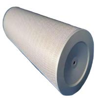China Anti-Static Coating Dust Removal Filter Cartridge F6 F7 F9 H13 Cylinder Triangle Air Intake Filter 0.5-5 Micron for sale