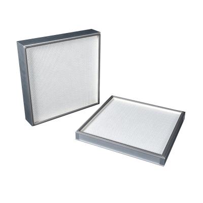 China Mini-Pleat HEPA ULPA Clean Room Air Filter Glass Fiber 99.99% Efficiency 0.3um for sale