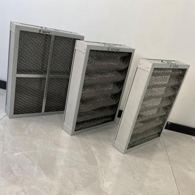 China Washable Stainless Steel Aluminum Mesh G4 Pre Filter 24x24x2 High Temperature Hot Air Oven for sale