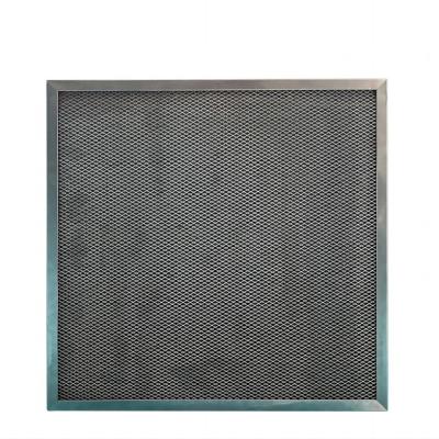 China Whole aluminum material metal air filter panel high temperature resistance pre air filter for sale