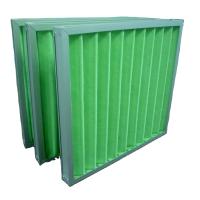 China Custom Pleated Air Filter G4 3400 m3/h Washable HVAC Panel Filter for Compressor for sale