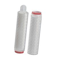 China PP Pleated Filter Cartridge 10 inch 40 inch 1-100 Micron High Flow for sale
