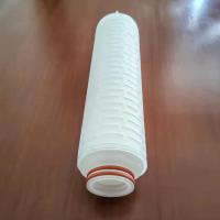 China PP Pleated Filter Cartridge 10 inch 40 inch 1-100 Micron High Flow for sale