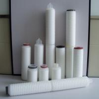 China PP Pleated Filter Cartridge 10 inch 40 inch 1-100 Micron High Flow for sale