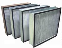 China 24x24 Inch H13 HEPA Filter 484x484x220mm Aluminum Frame for AHU HVAC Supply Air for sale