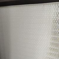 China 24x24 Inch H13 HEPA Filter 484x484x220mm Aluminum Frame for AHU HVAC Supply Air for sale